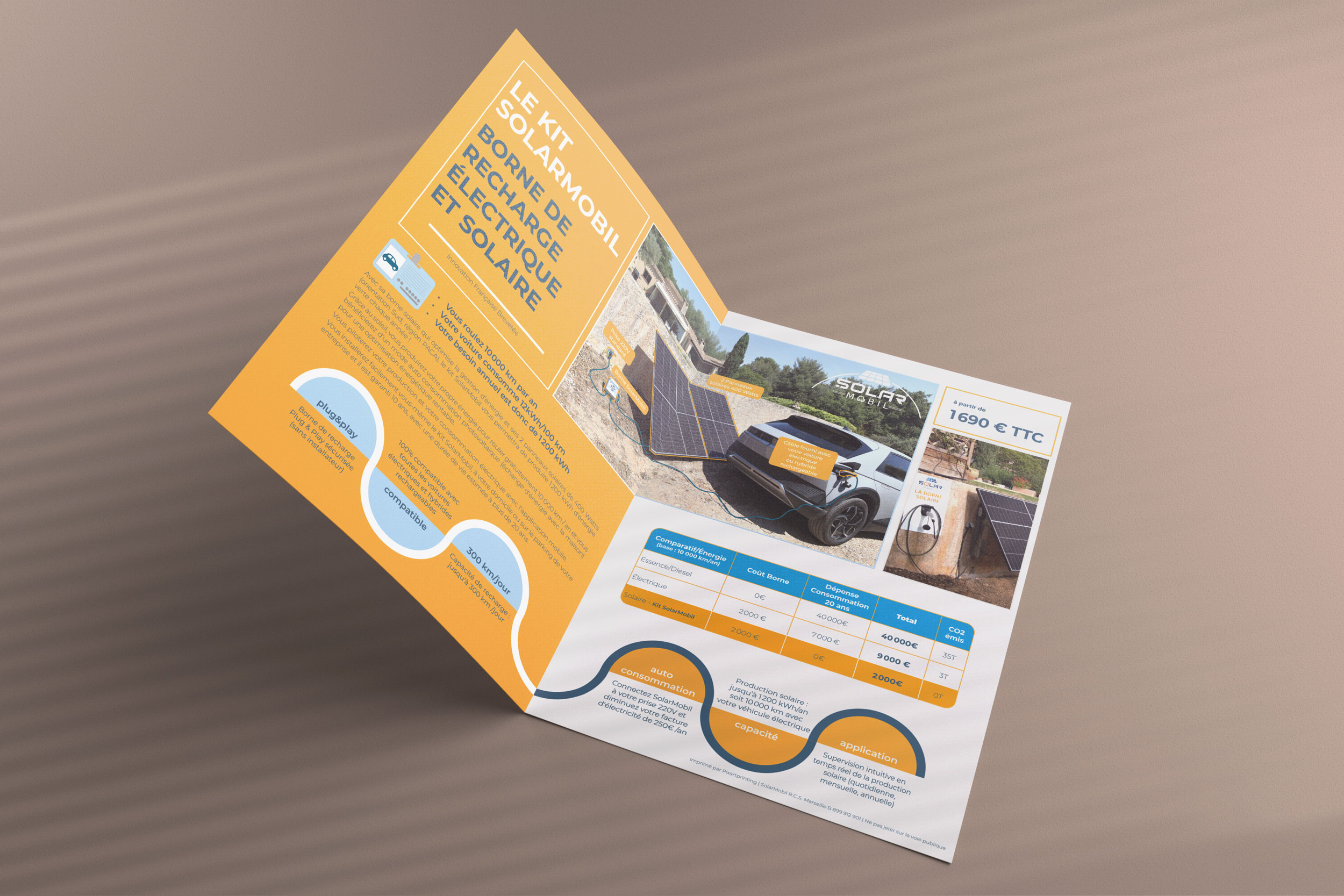 Flyer et fiche produit : design et mise en page